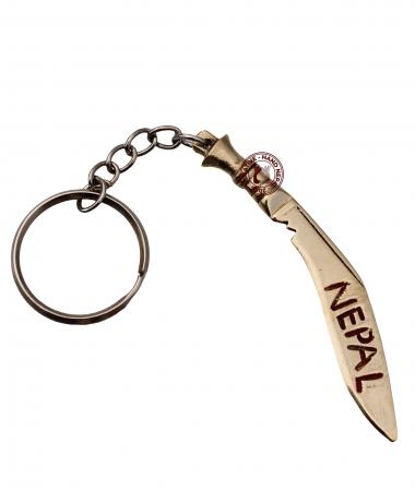 Nepalese Khukuri Brass Key Ring | Creativehand Nepal