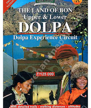 Upper & Lower Dolpo Map | Creativehand Nepal