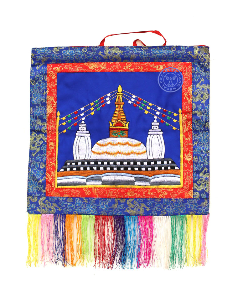 Swoyambhu stupa Embroidered Banners | Creativehand Nepal