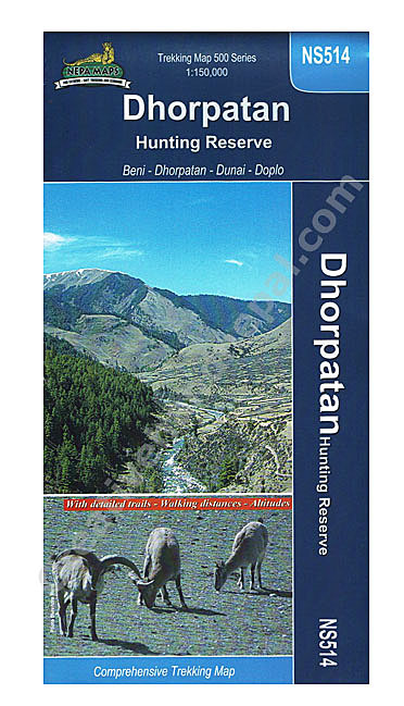 Dhorpatan Hunting Reserve Map | Creativehand Nepal