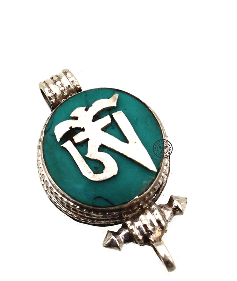 Tibetan Om Ghau Prayer Box Locket | Creativehand Nepal