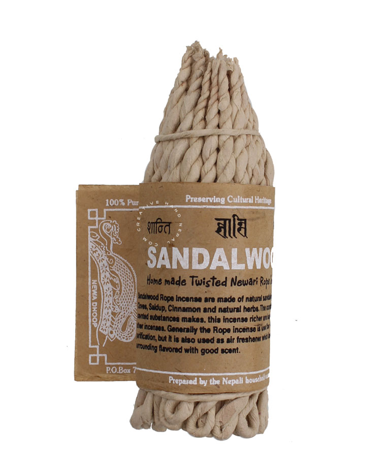 Sandalwood Nepali Rope Incense: A Traditional and Calming Incense for ...