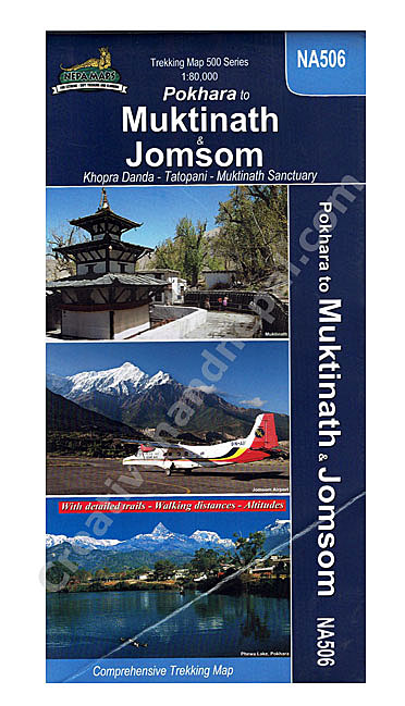 Pokhara to Muktinath and Jomsom Map | Creativehand Nepal