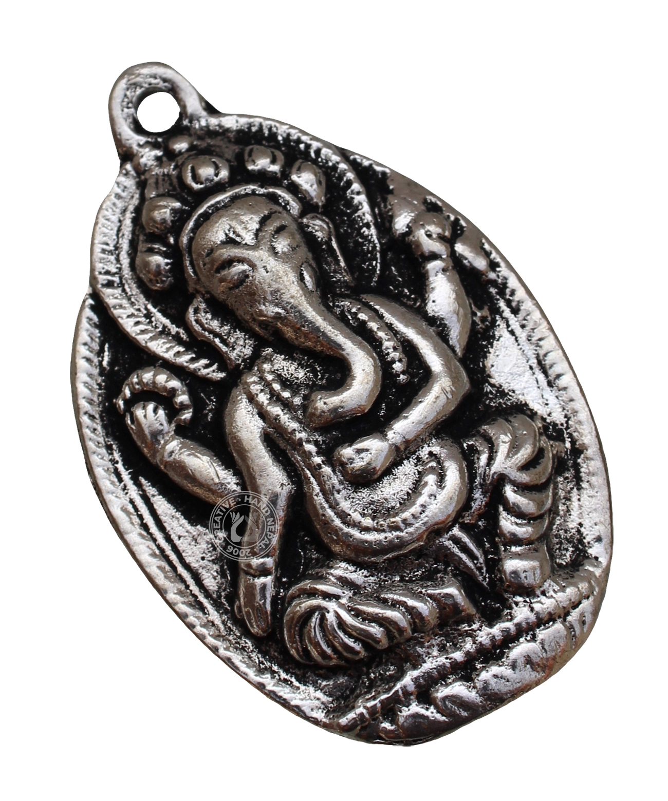 Ganesh Pendant Silver Metal Locket -Wholesale Nepal | Creativehand Nepal
