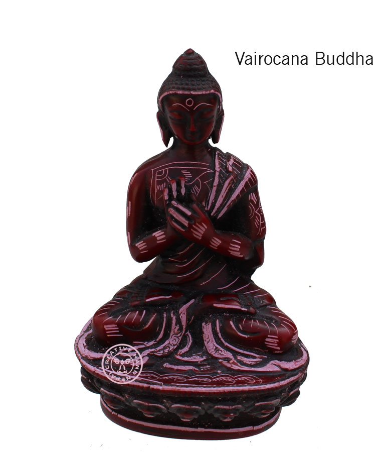 Hand-carved Resin Buddha Statue 11 cm Tall | Creativehand Nepal