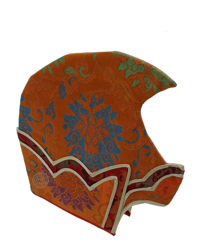 Tibetan Monk Brocade Hat | Creativehand Nepal