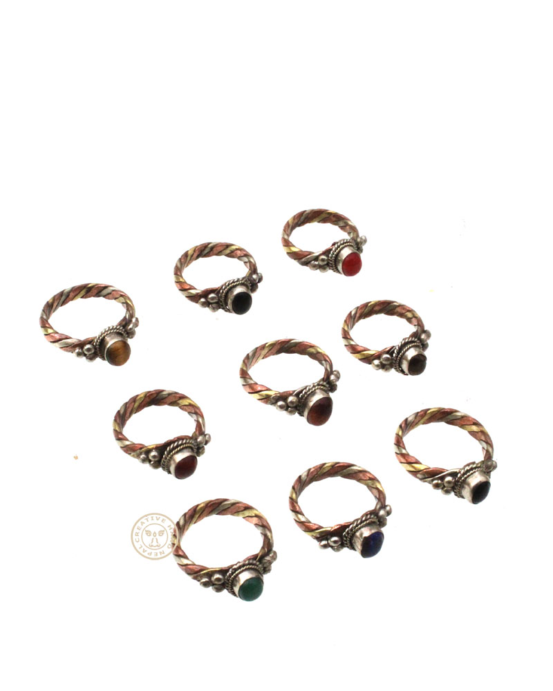 One Stone Finger Rings | Creativehand Nepal