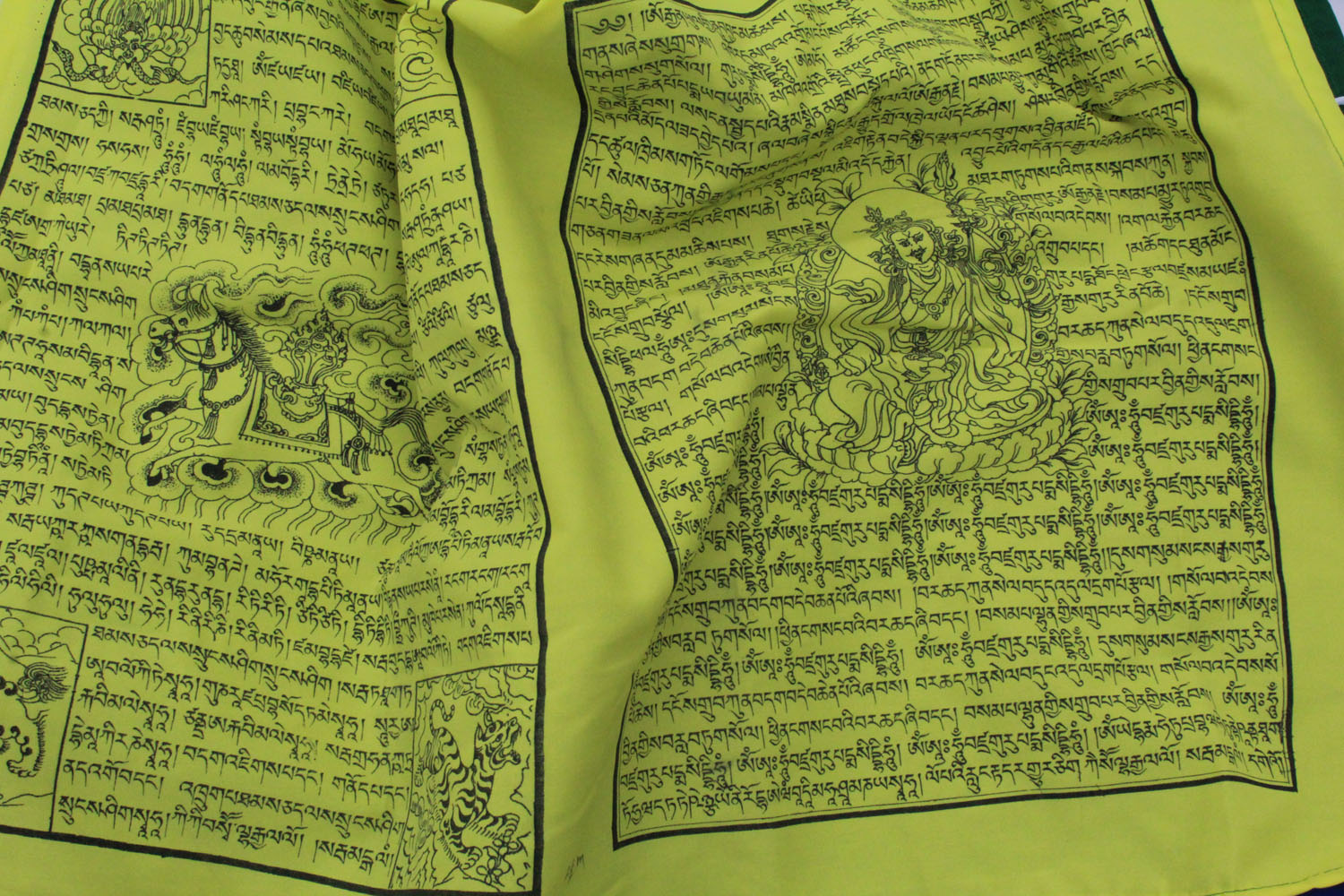Large Double-Print vertical prayer flags | Creativehand Nepal
