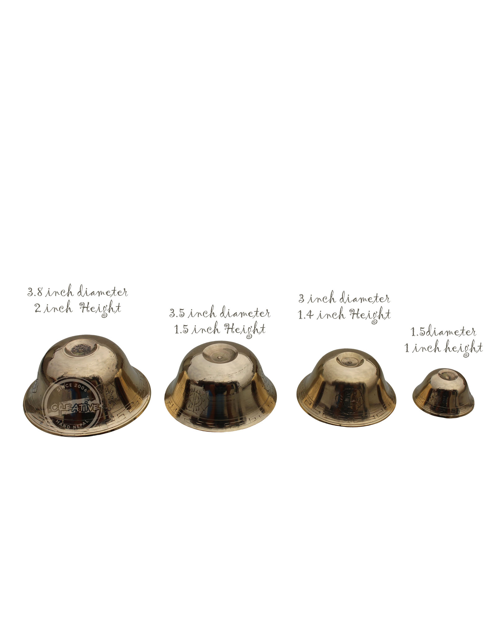 Sacred Serenity: Set of Seven Tibetan Buddhist Brass Water Offering ...