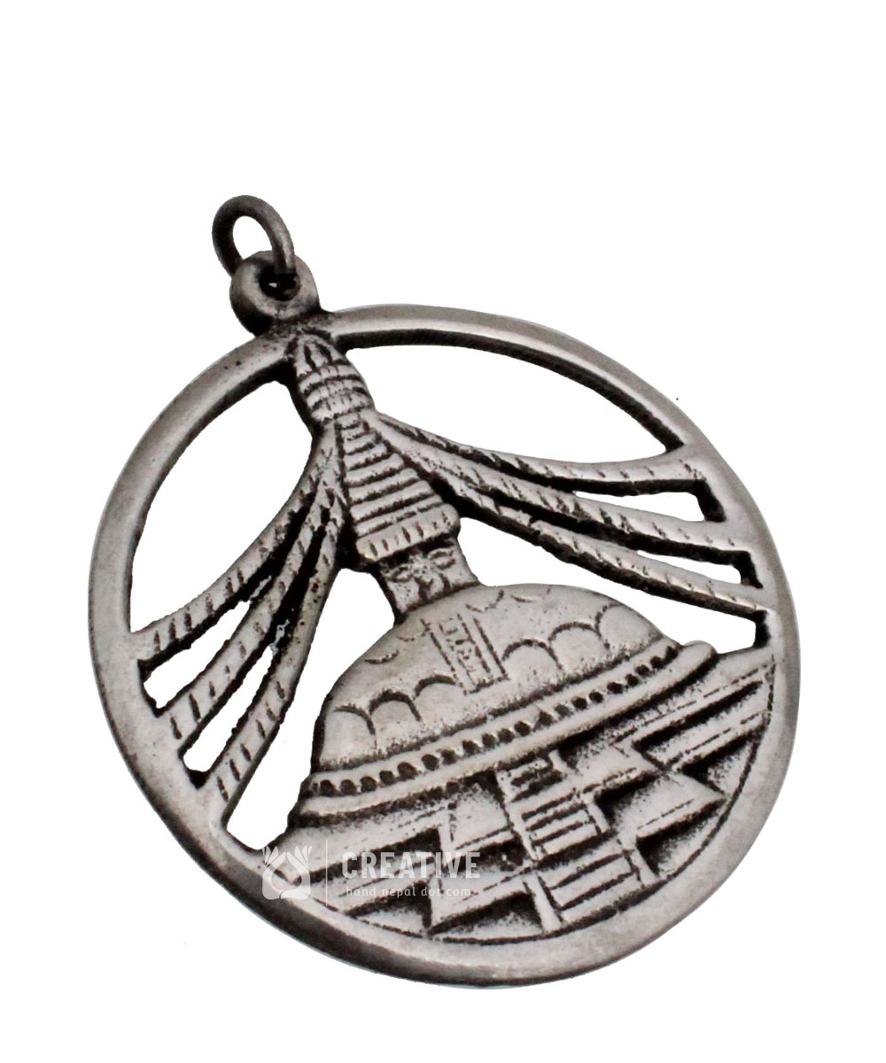Boudhanath Stupa Metal Pendant | Creativehand Nepal