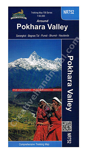 Around Pokhara Valley Map | Creativehand Nepal
