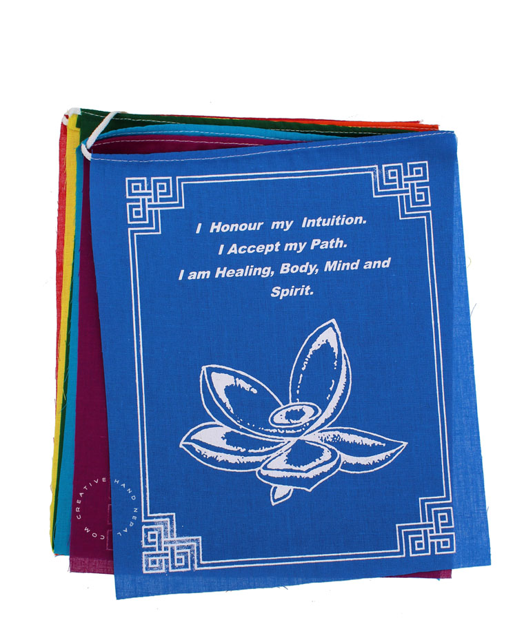 Tibetan Healing Prayer Flags - Invoke Healing Energy and Wellness ...