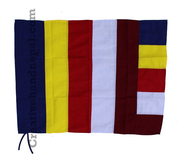 Universal Buddhist Flag 60 X 80 CM | Creativehand Nepal