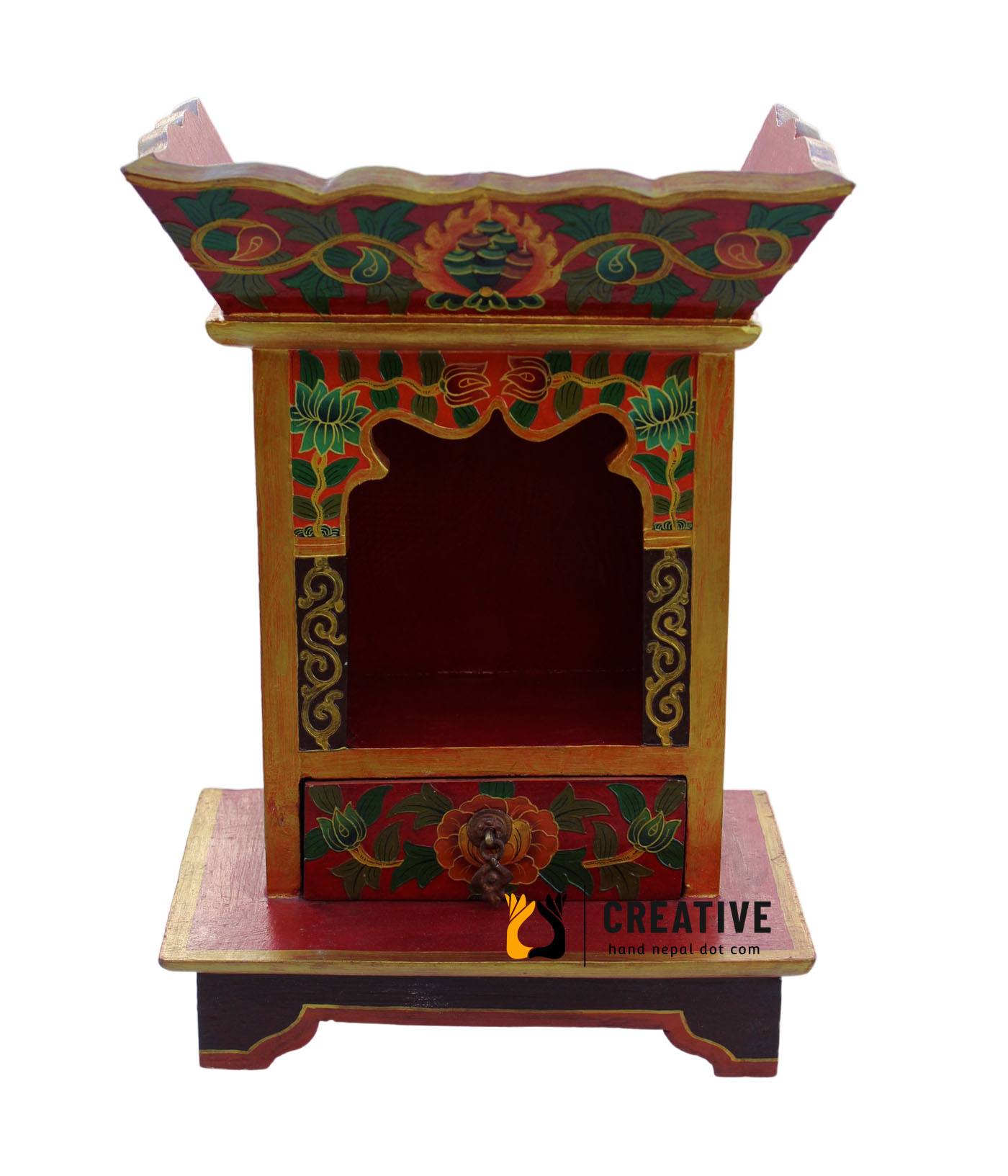 Wooden Tibetan Shrine Chosham -Wholesale Nepal | Creativehand Nepal