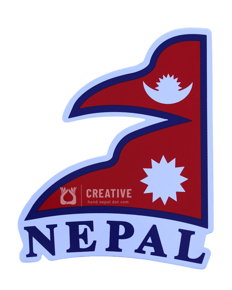 Nepal Flags Stickers (PACKET OF 10) | Creativehand Nepal
