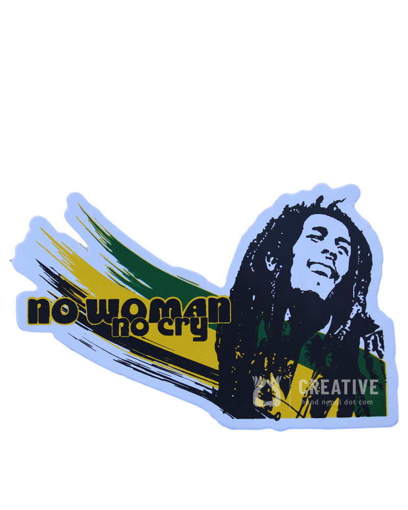 No Women No Cry Sticker (Packet of 10) | Creativehand Nepal