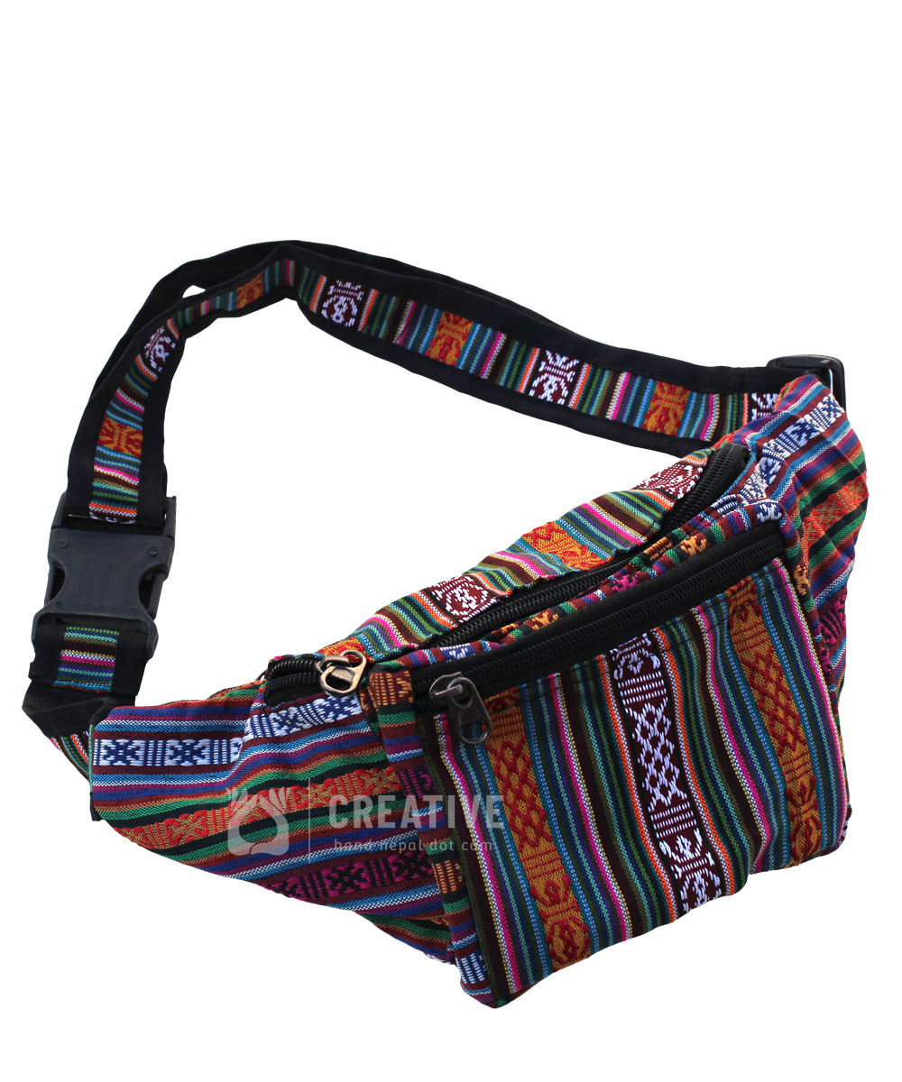 Tibetan Cotton Travel Money Belt Bag -Wholesale Nepal | Creativehand Nepal