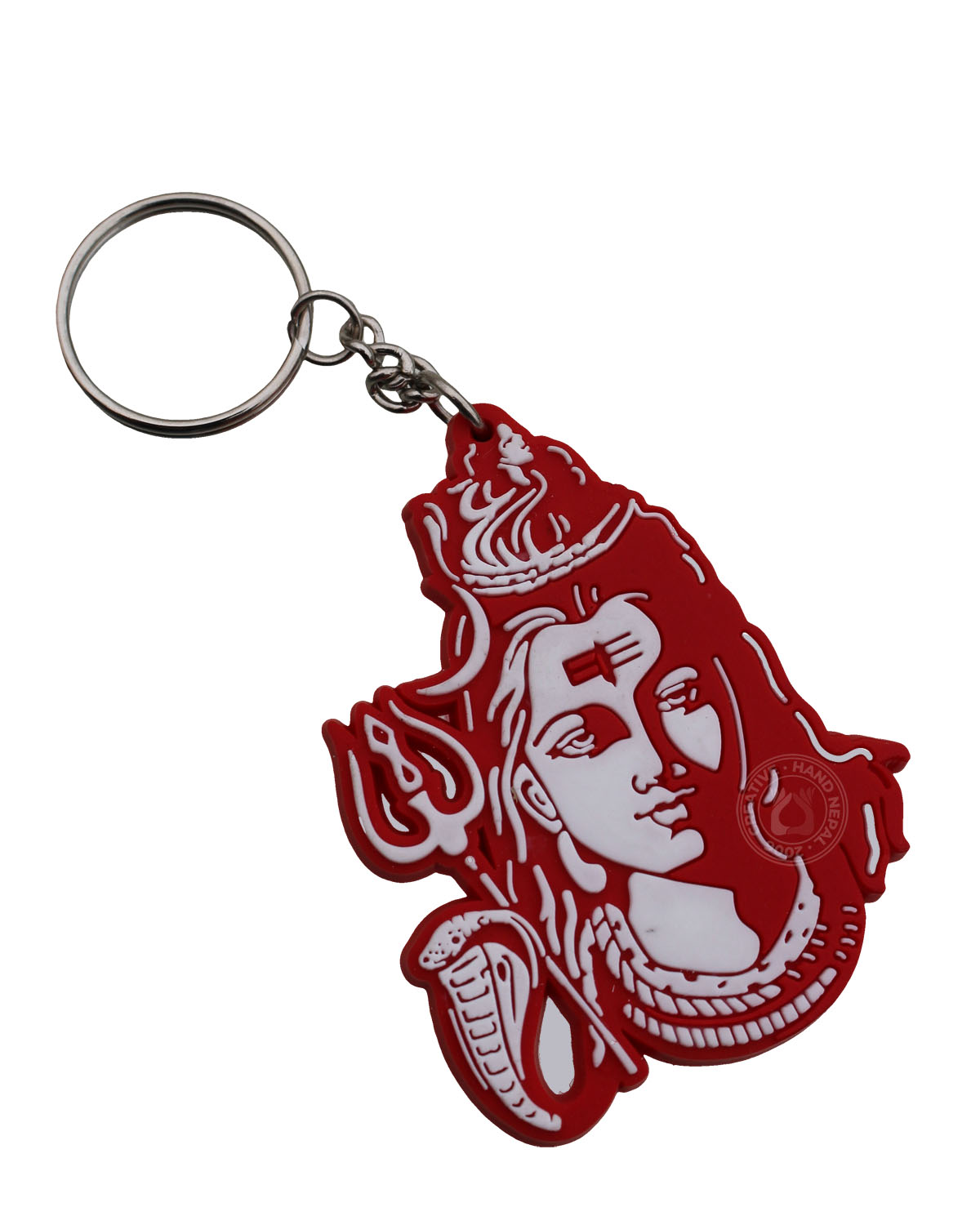 Lord Shiva Rubber Key Ring - Divine Symbol for Spiritual Key ...