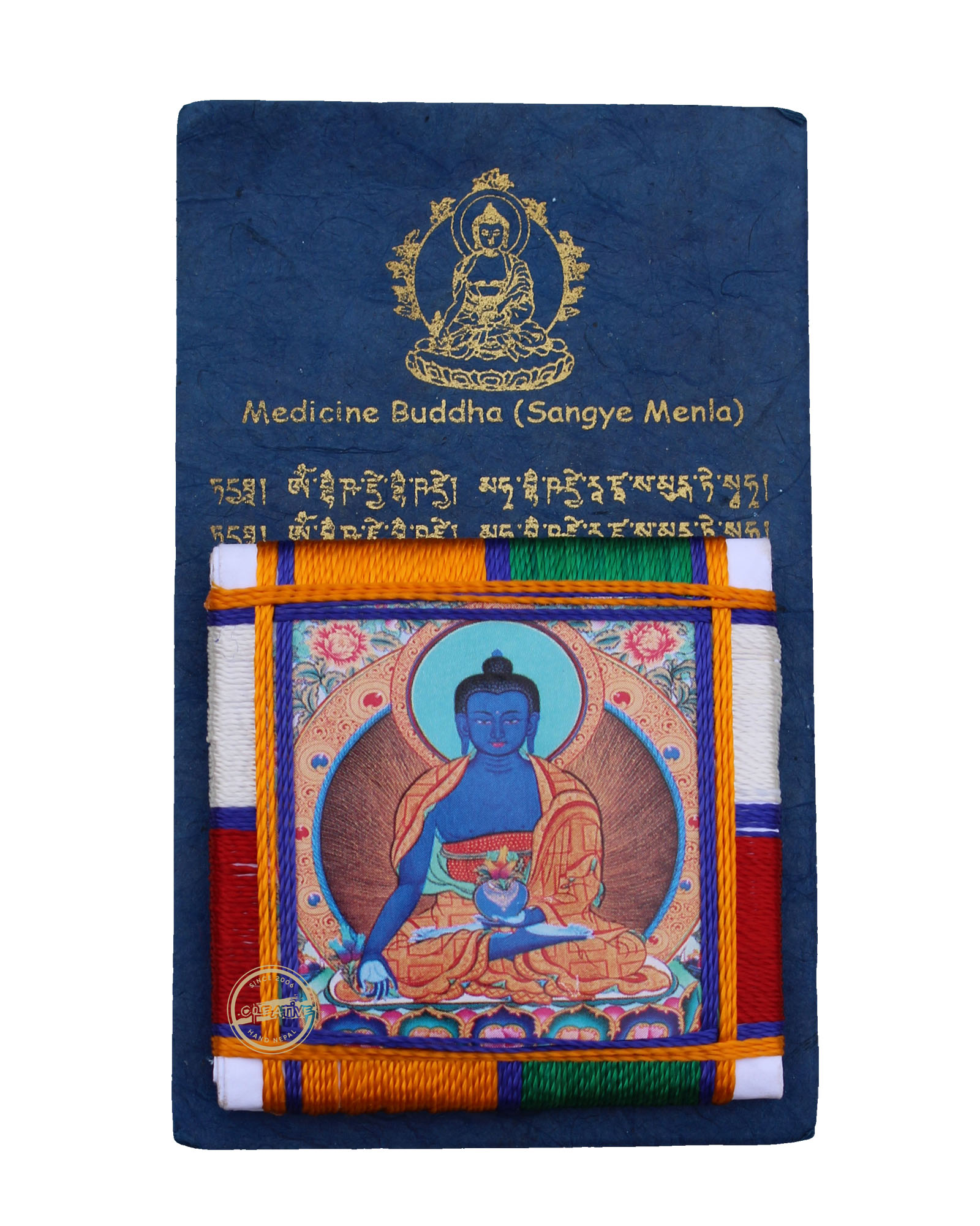 Medicine Buddha Protection Amulet - Handcrafted in Nepal with Divine ...