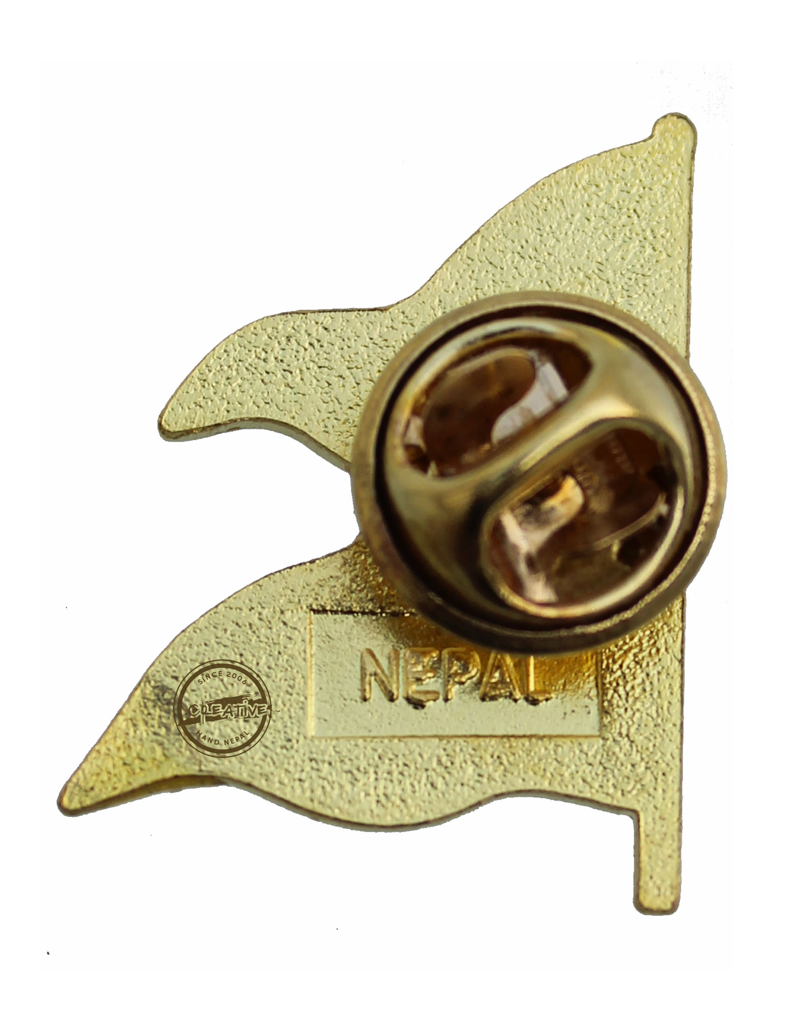Nepal Flag Pin Badge | Creativehand Nepal