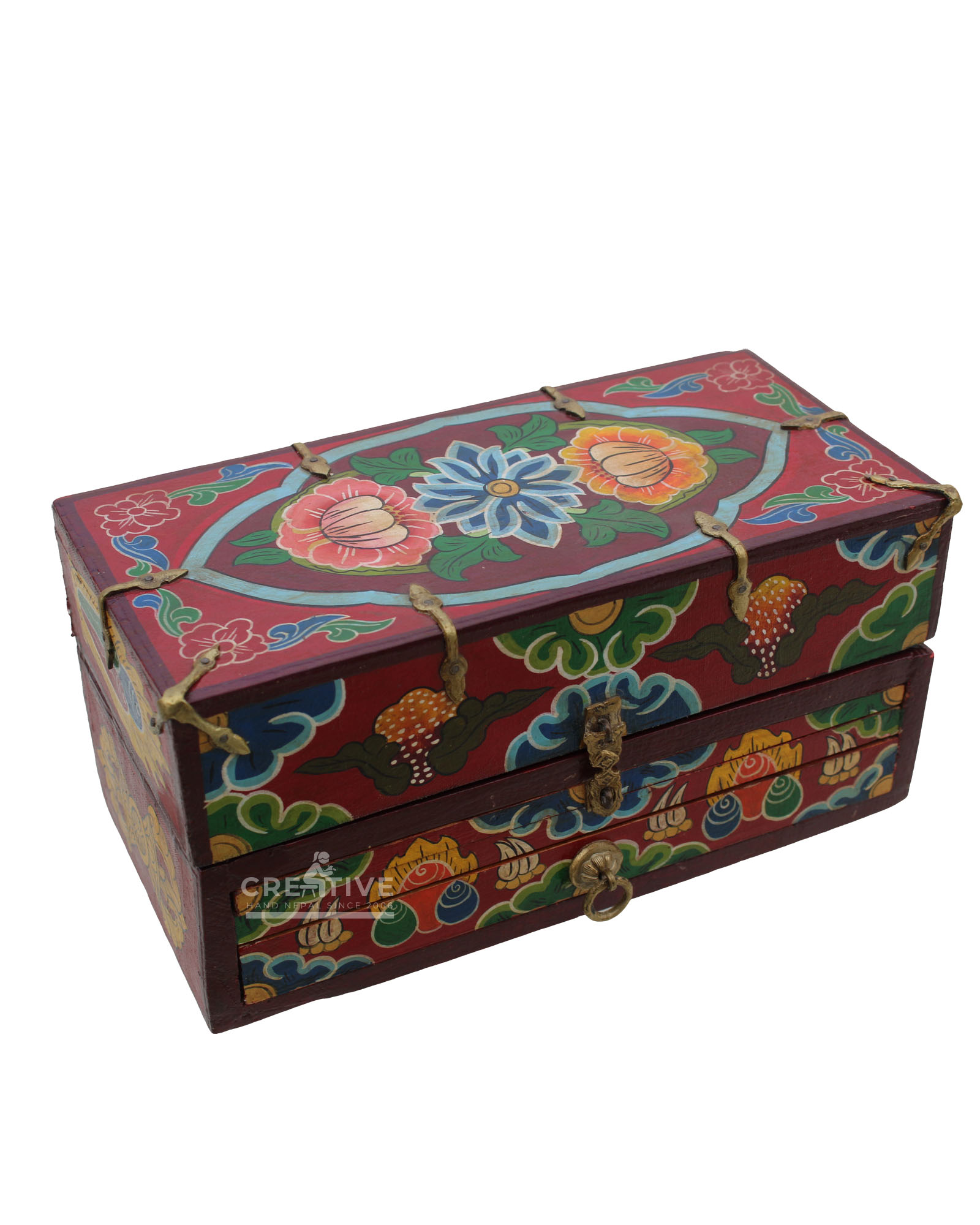 Tibetan Travel Altar Box Complete Set | Creativehand Nepal