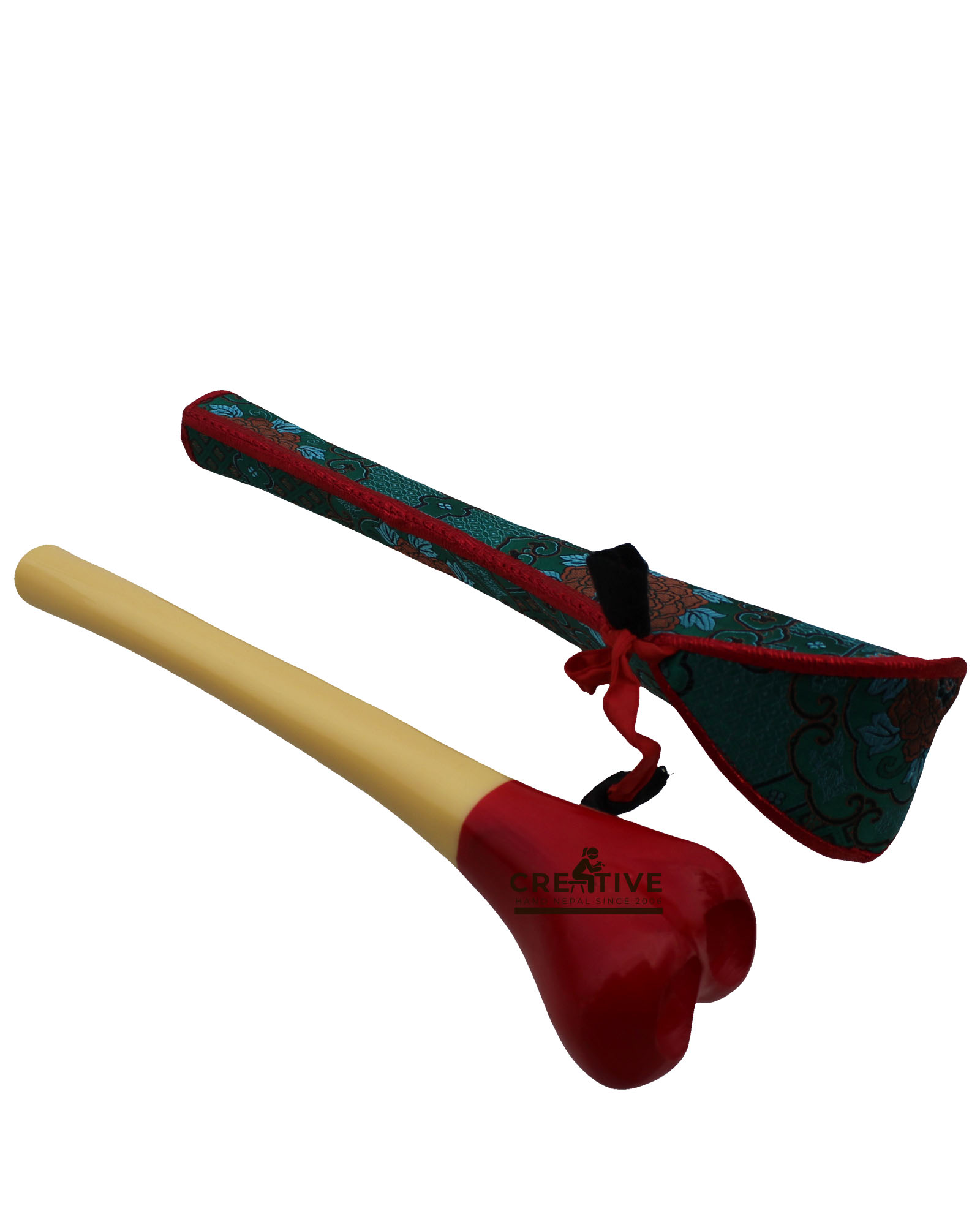 Tibetan Kangling Horn (Resin Replica) – Used in Tantric Buddhist ...