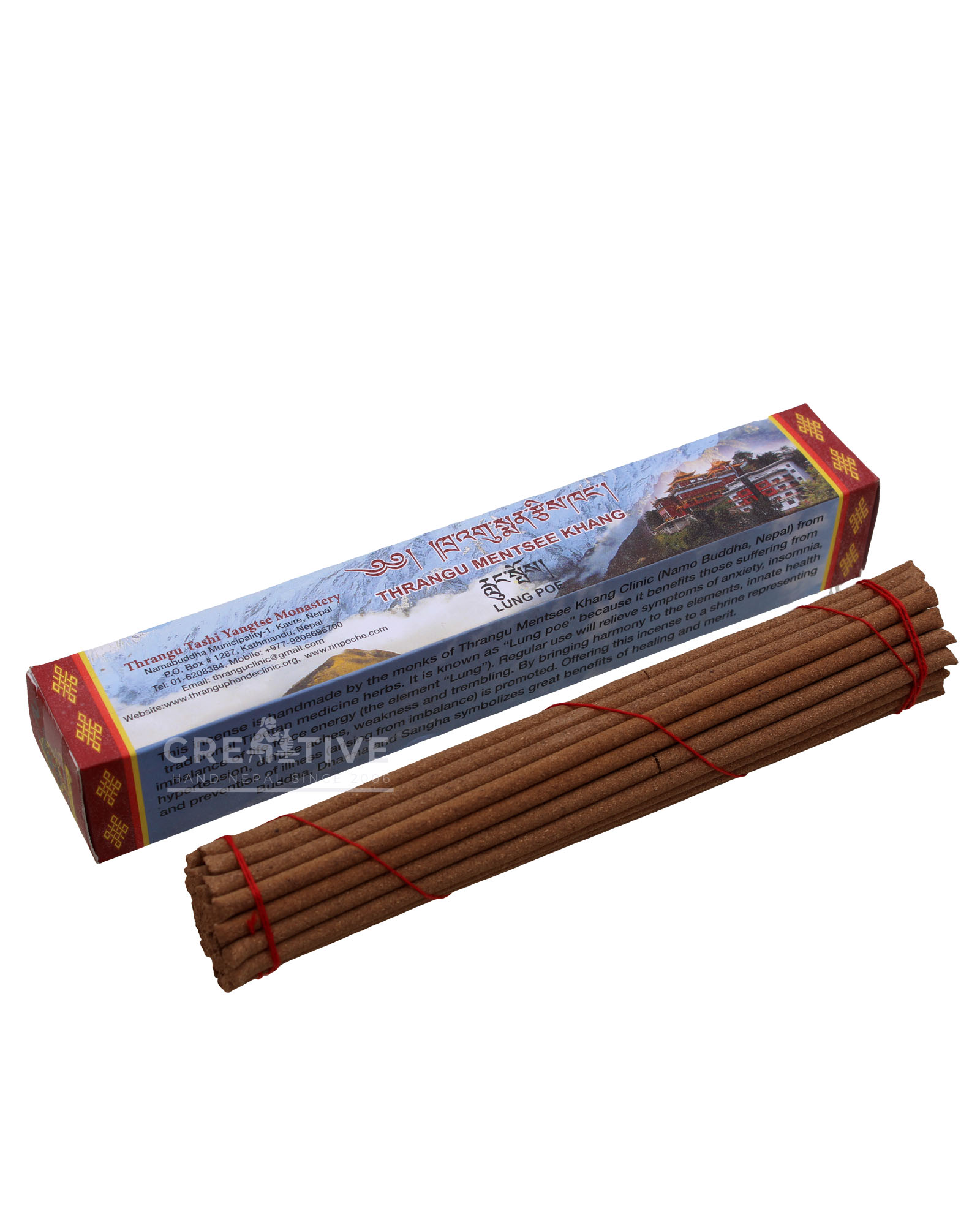 Thrangu Monastery Mentsee Khang Tibetan Incense | Creativehand Nepal