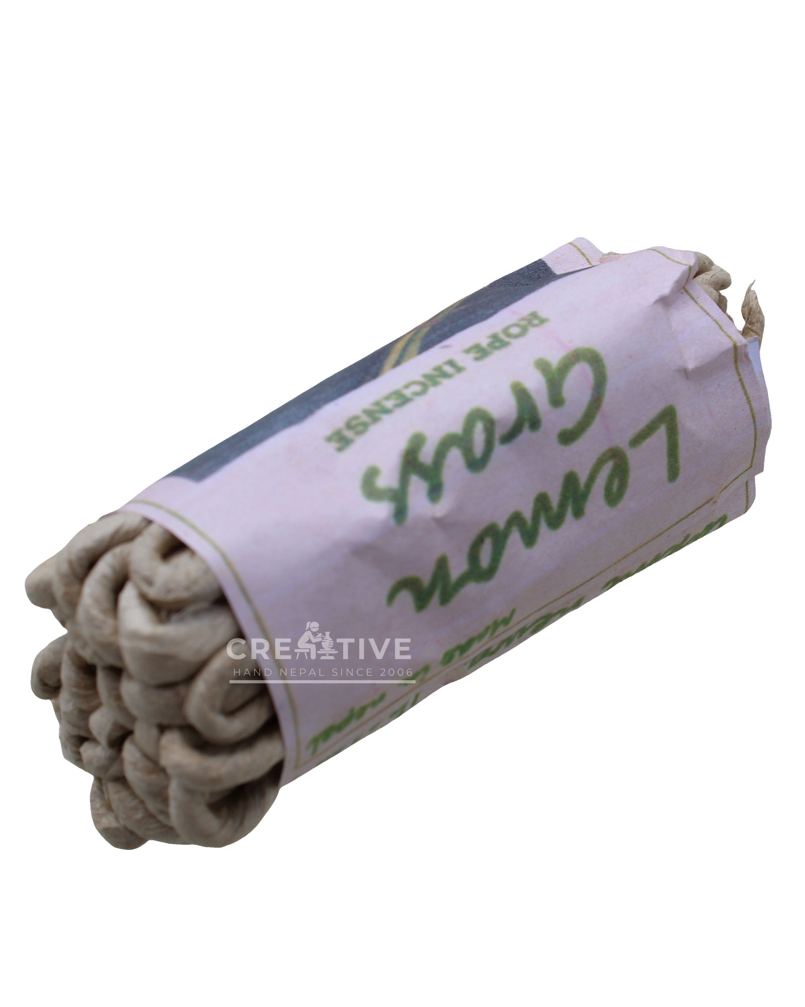 Lemongrass Rope Incense – Handmade Himalayan Herbal Blend for Clarity ...
