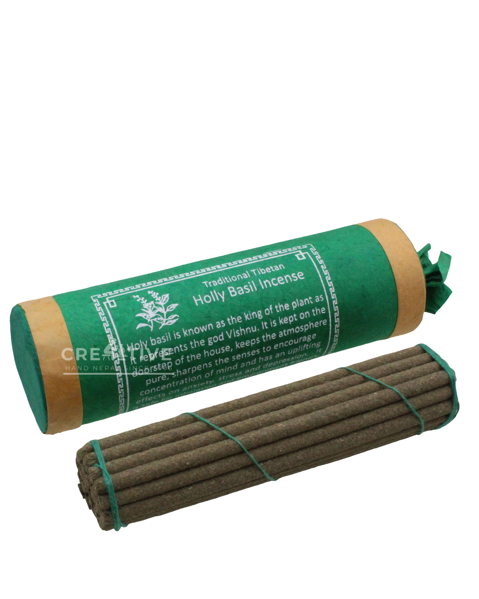 Traditional Tibetan Holy Basil Incense – Handcrafted Natural Herbal ...