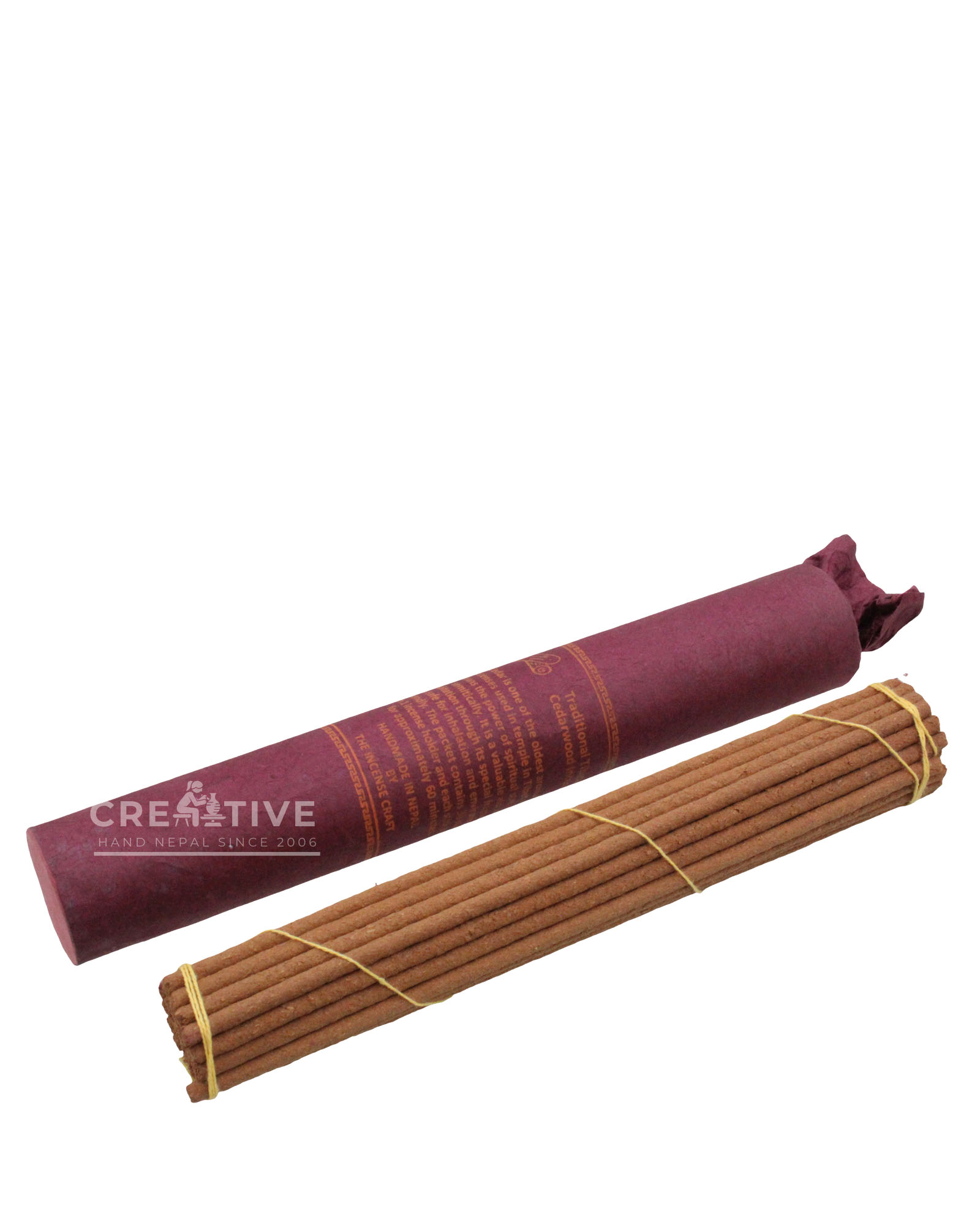 Cedarwood Long Tube Tibetan Incense – Handcrafted Natural Aroma from ...
