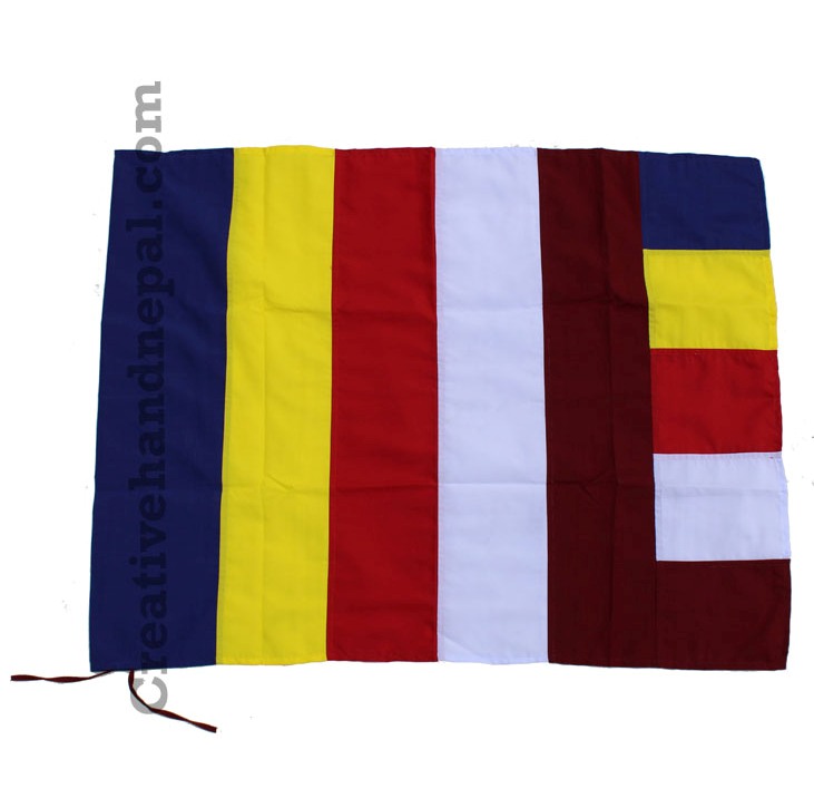Universal Buddhist Flag 70 X 90 CM | Creativehand Nepal