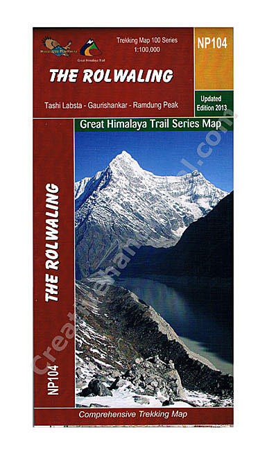 The Rolwaling Trek Map | Creativehand Nepal