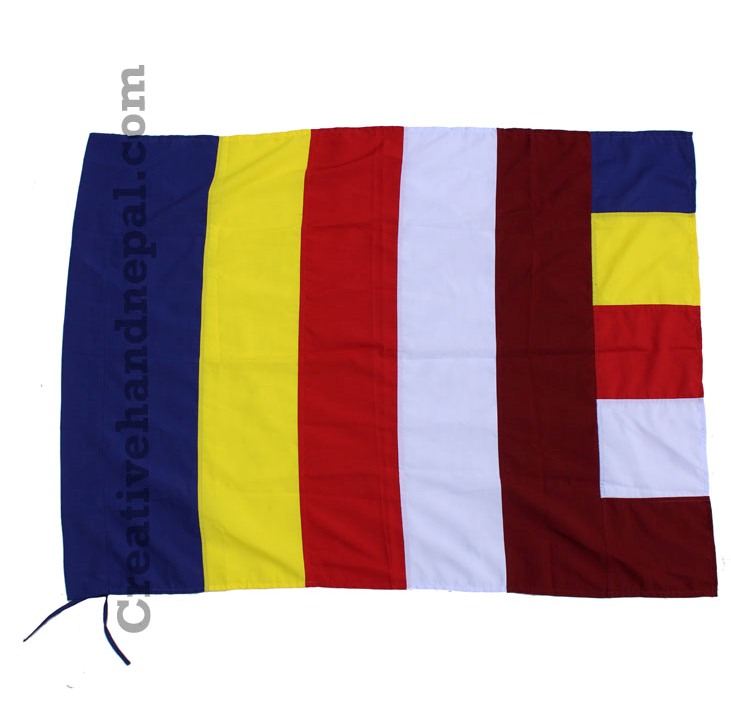 Universal Buddhist Flag 80 X 110 CM | Creativehand Nepal